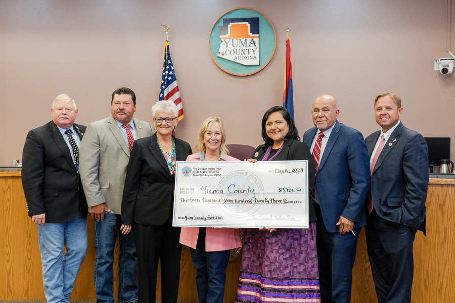 Cocopah Supports Yuma Community Food Bank - Cocopah Indian Tribe